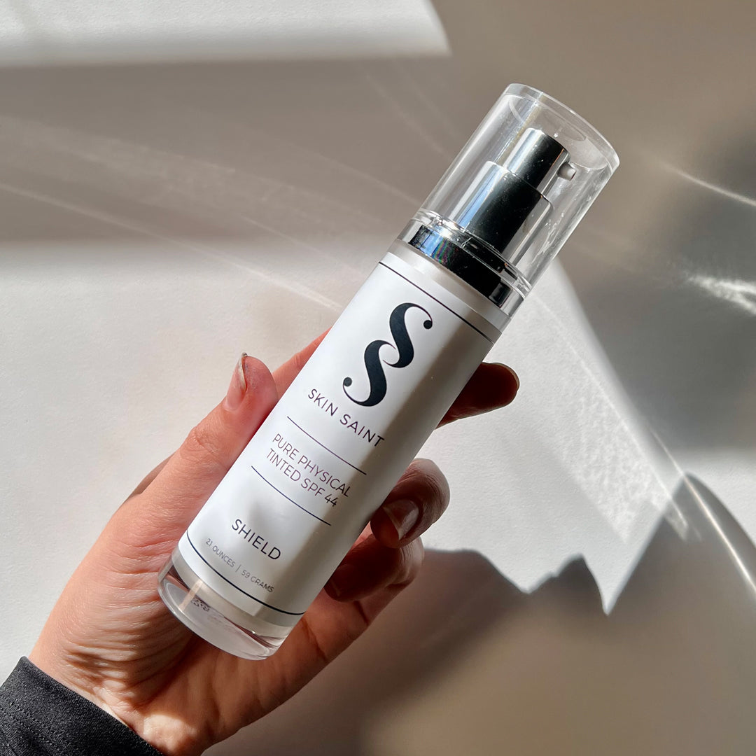 The Sensitive Skin Tinted SPF: Pure Physical Tinted SPF 44 – The Skin Saint